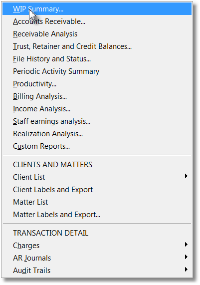 Management Reports – The Tussman Program for Legal Billing